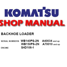 Komatsu PC27MR-3, PC30MR-3, PC35MR-3 Hydraulic Excavator Service Repair ...